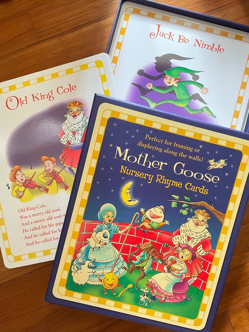 Mother Goose Nursery Rhyme Cards, Hobbies & Toys, Books & Magazines ...