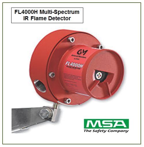 MSA FL4000H Multi-spectrum IR Flame Detector, Commercial & Industrial, Construction Tools ...