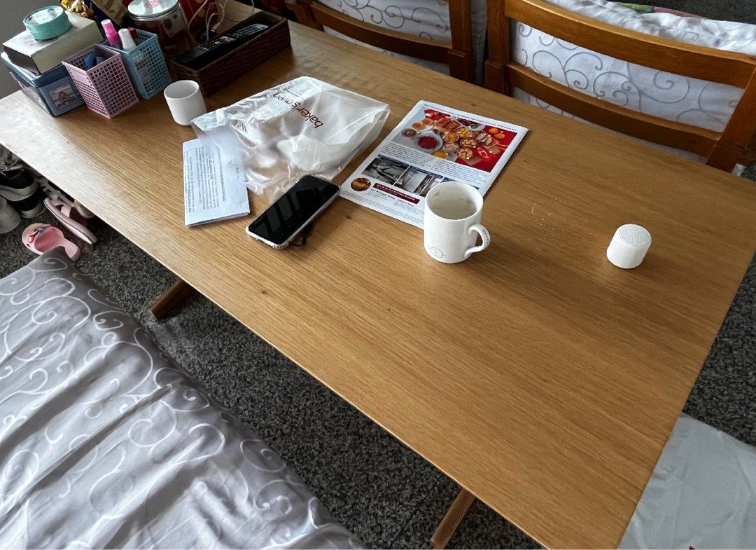 muji living dining full set, Furniture & Home Living, Furniture, Tables ...
