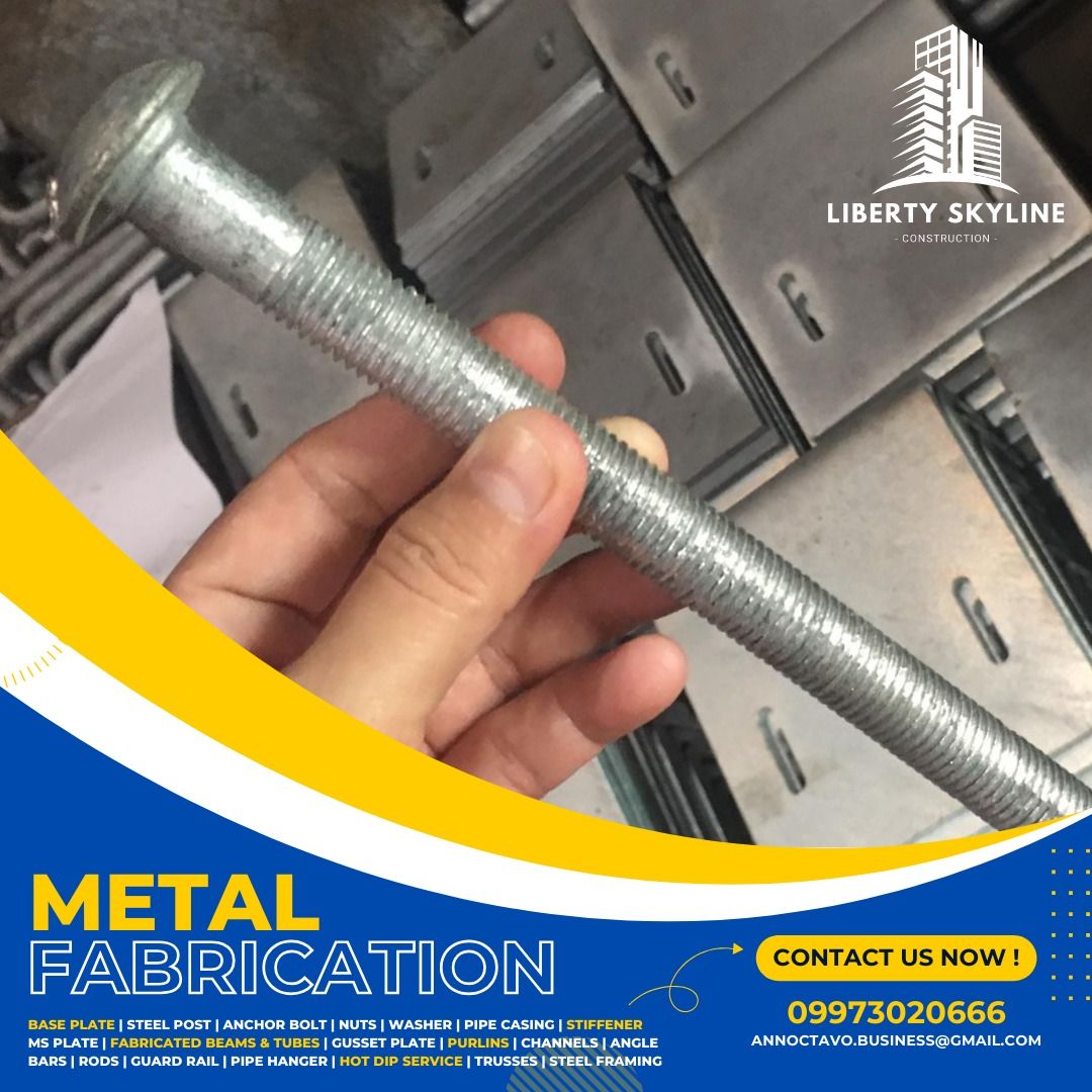 Mushroom Bolt | GI Mushroom Bolt | Anchor Bolt | Stud Bolt | Bolts and ...