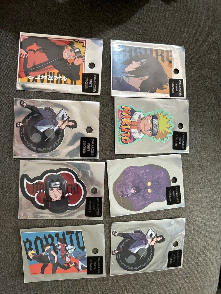 Naruto Vinyl Stickers, Hobbies & Toys, Memorabilia & Collectibles, J ...