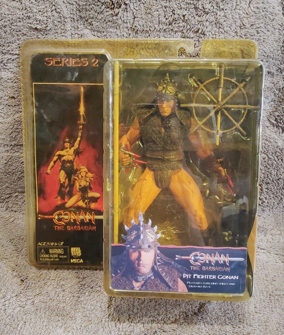 Neca Conan The Barbarian Series 2 - Pit Fighter Conan, Hobbies & Toys ...