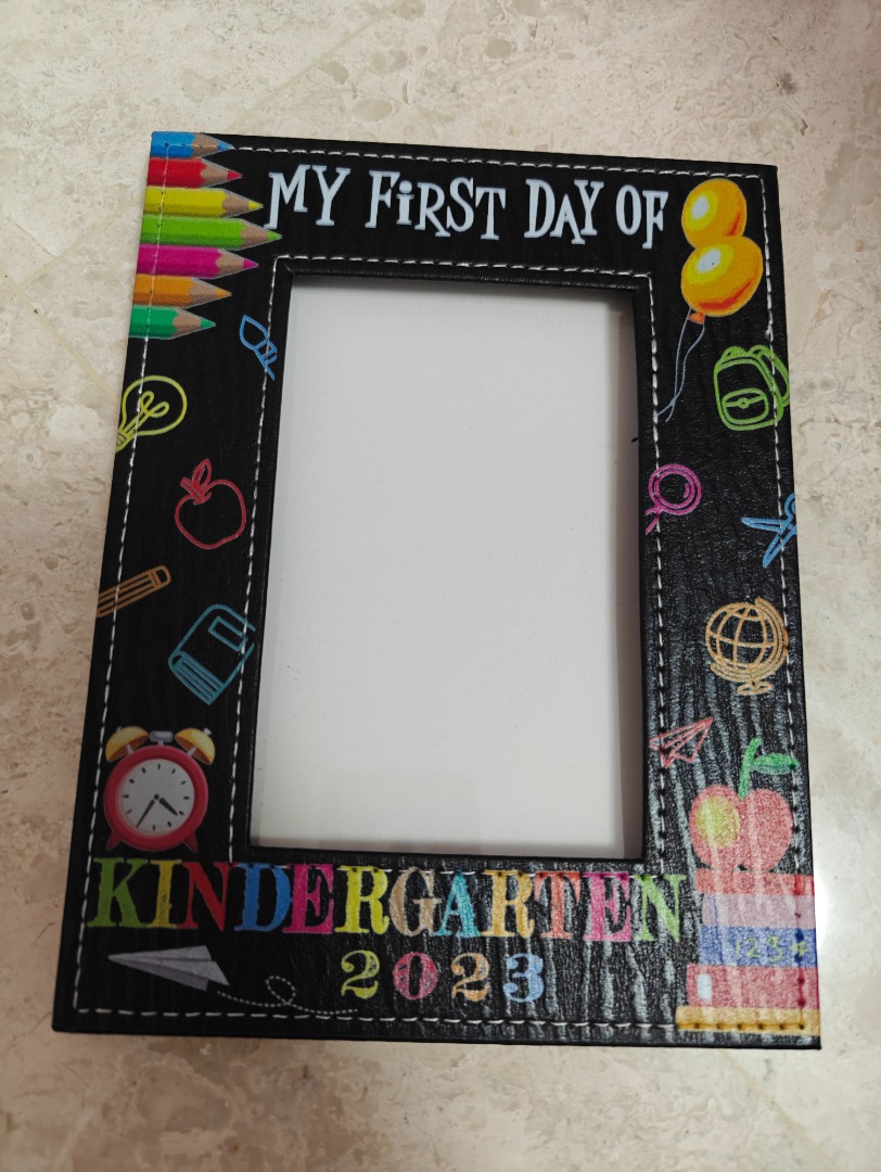NEW Photo frame "My First Day in Kindergarden", Furniture & Home Living ...