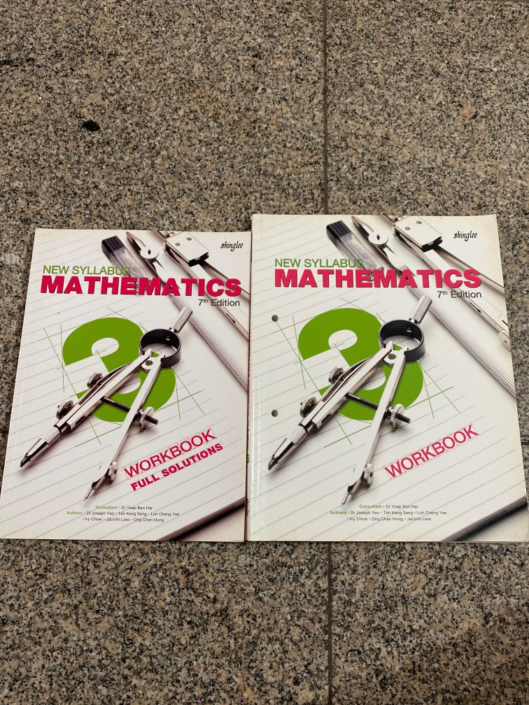 New Syllabus Mathematics 7th Edition workbook and workbook solutions ...