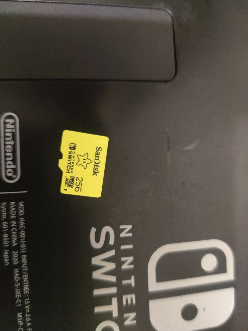 Nintendo switch v2 + mario kart and sd card bundle, Video Gaming, Video ...