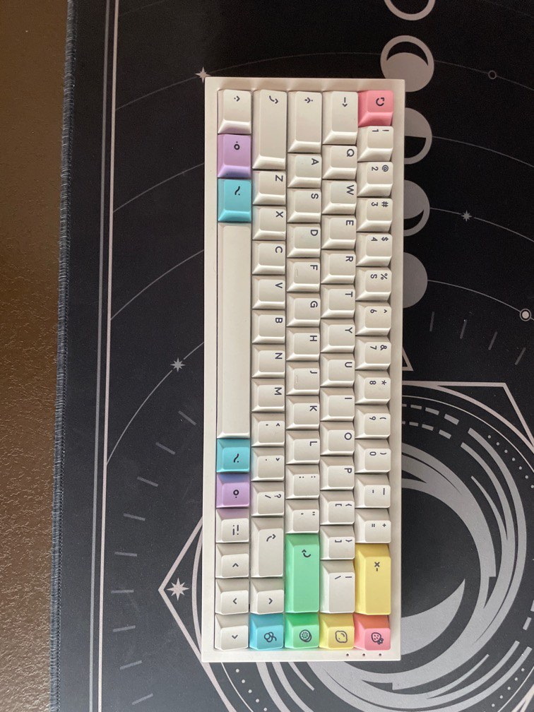 MODDED (must go!) Custom high end mechanical keyboard NK65 milkshake ...