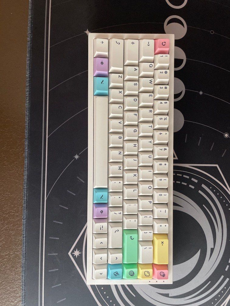MODDED (must go!) Custom high end mechanical keyboard NK65 milkshake ...