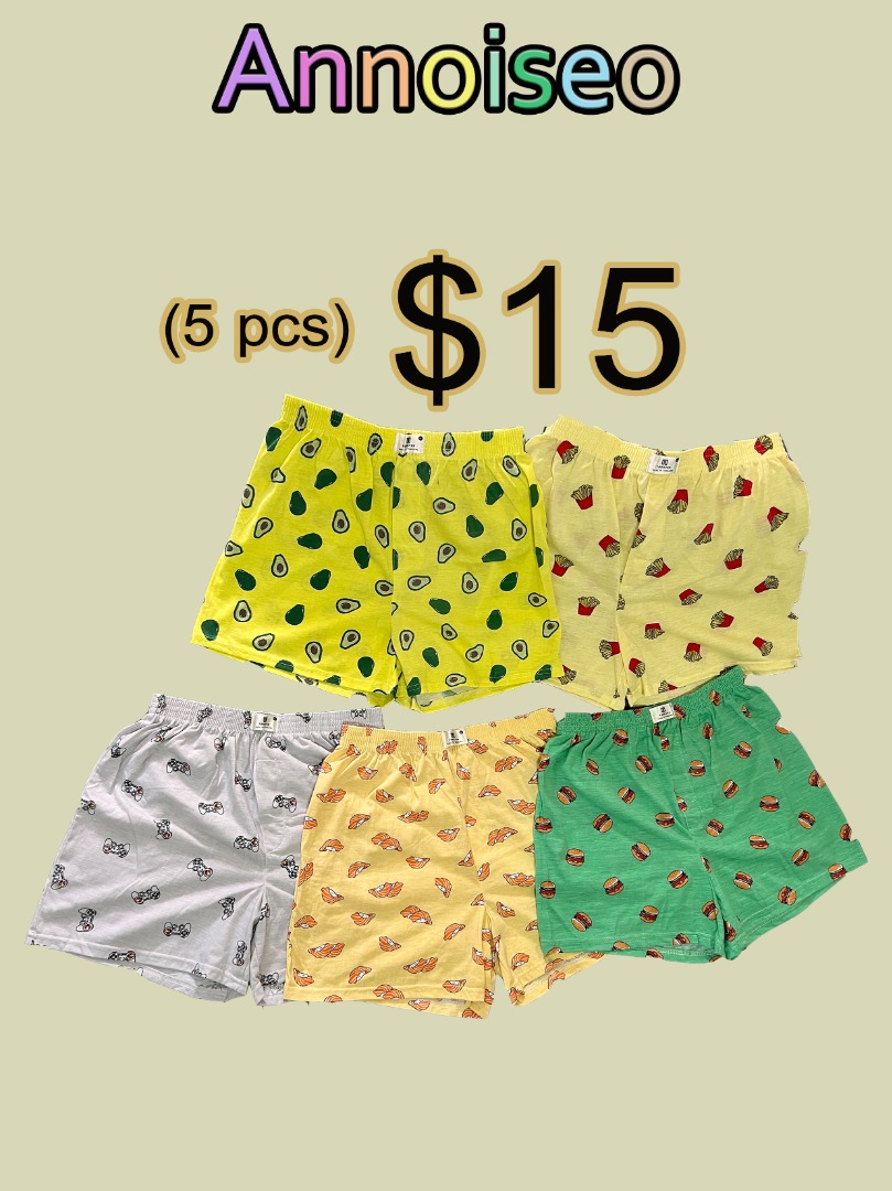 No. 1 in Thailand | Toogton Unisex Boxer/homewear/shorts Cute ...