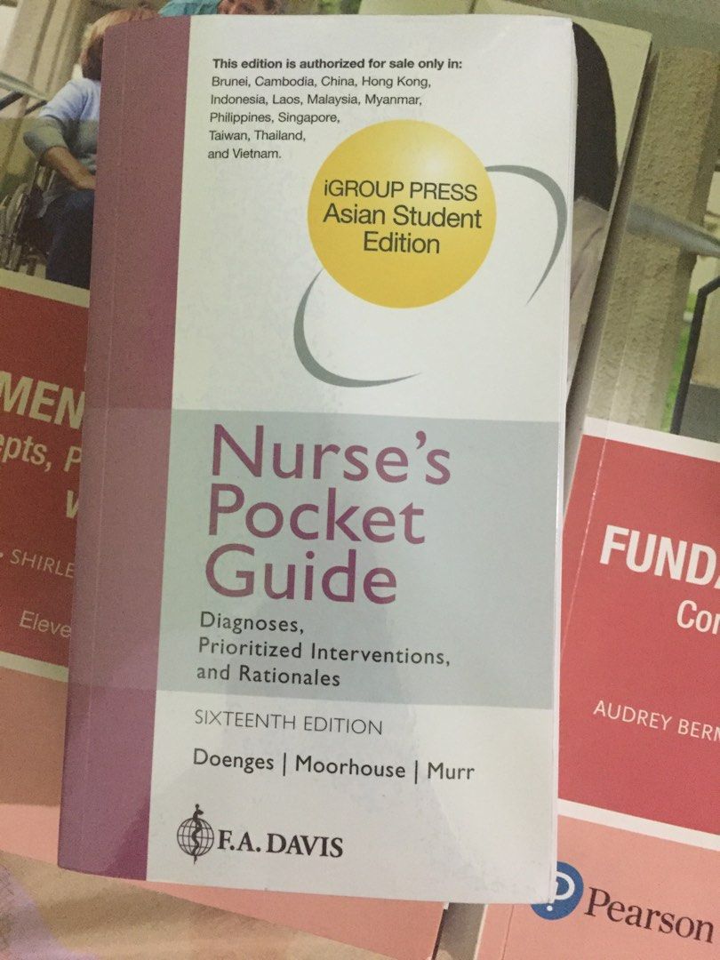 nursing books bundle (fundamentals of nursing vol.1-2, nursing pocket ...