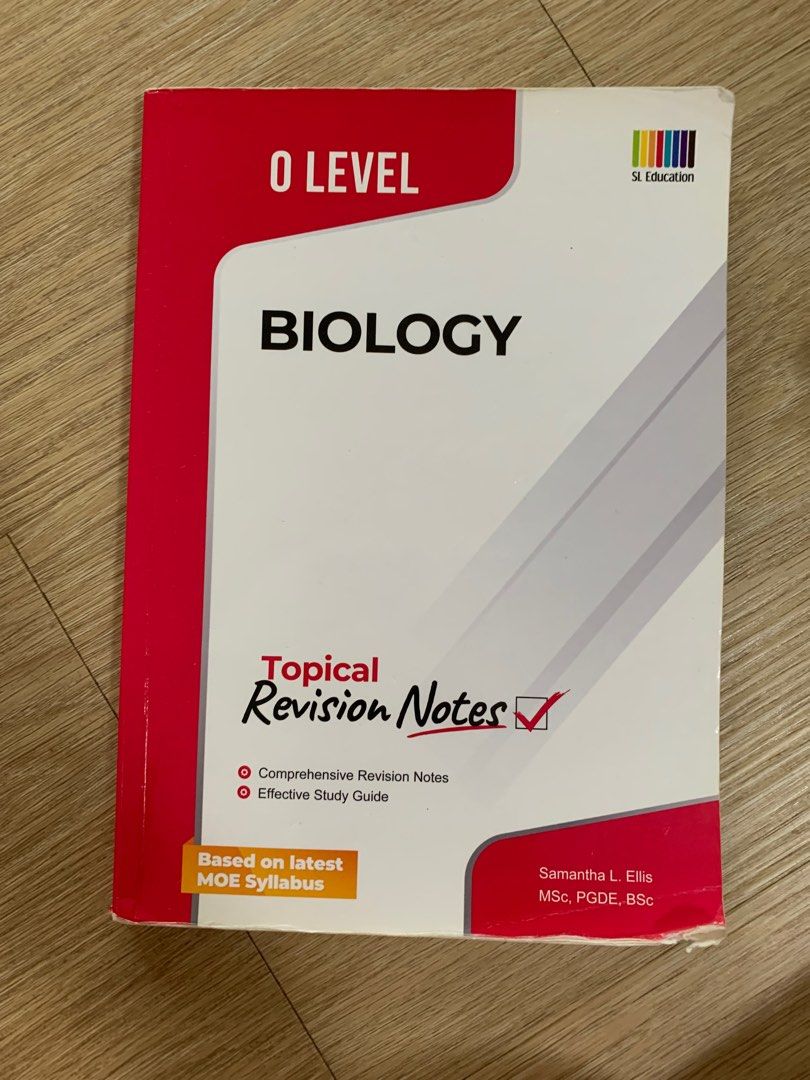 O Level Topical Revision Notes Secondary 4 Pure Bio, Hobbies & Toys ...