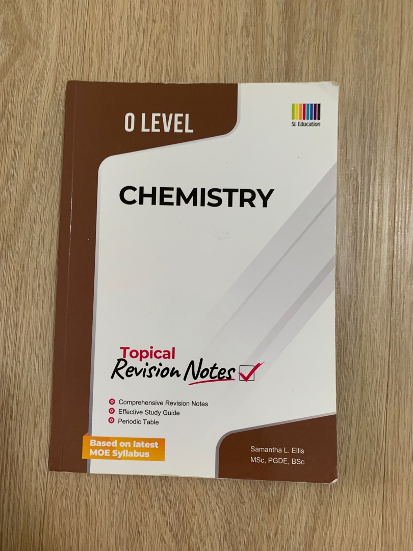 O Level Topical Revision Notes Pure Chemistry Secondary 4, Hobbies ...