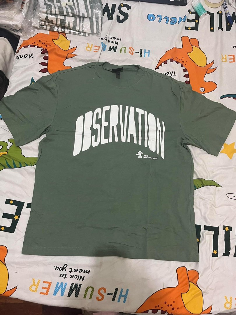 Observation and Knowledge H&M, Men's Fashion, Tops & Sets, Tshirts ...