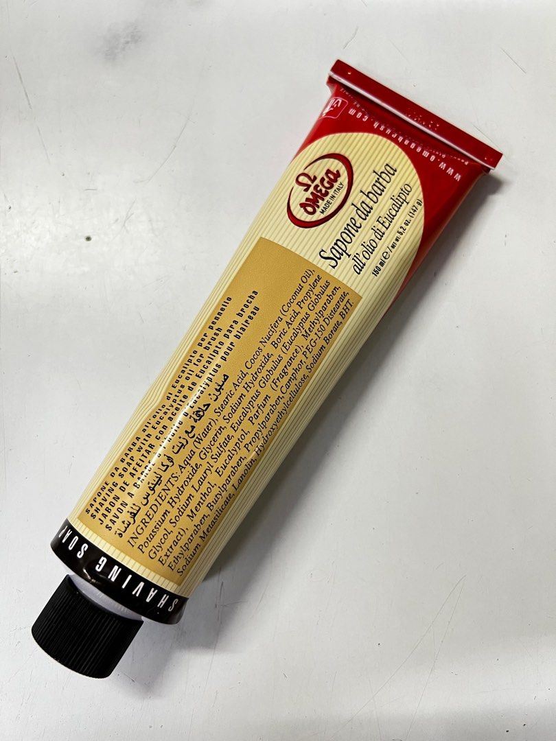 Omega Shaving soap, 美容＆個人護理, 健康及美容 - 皮膚護理, 面部 - 面部護理 - Carousell