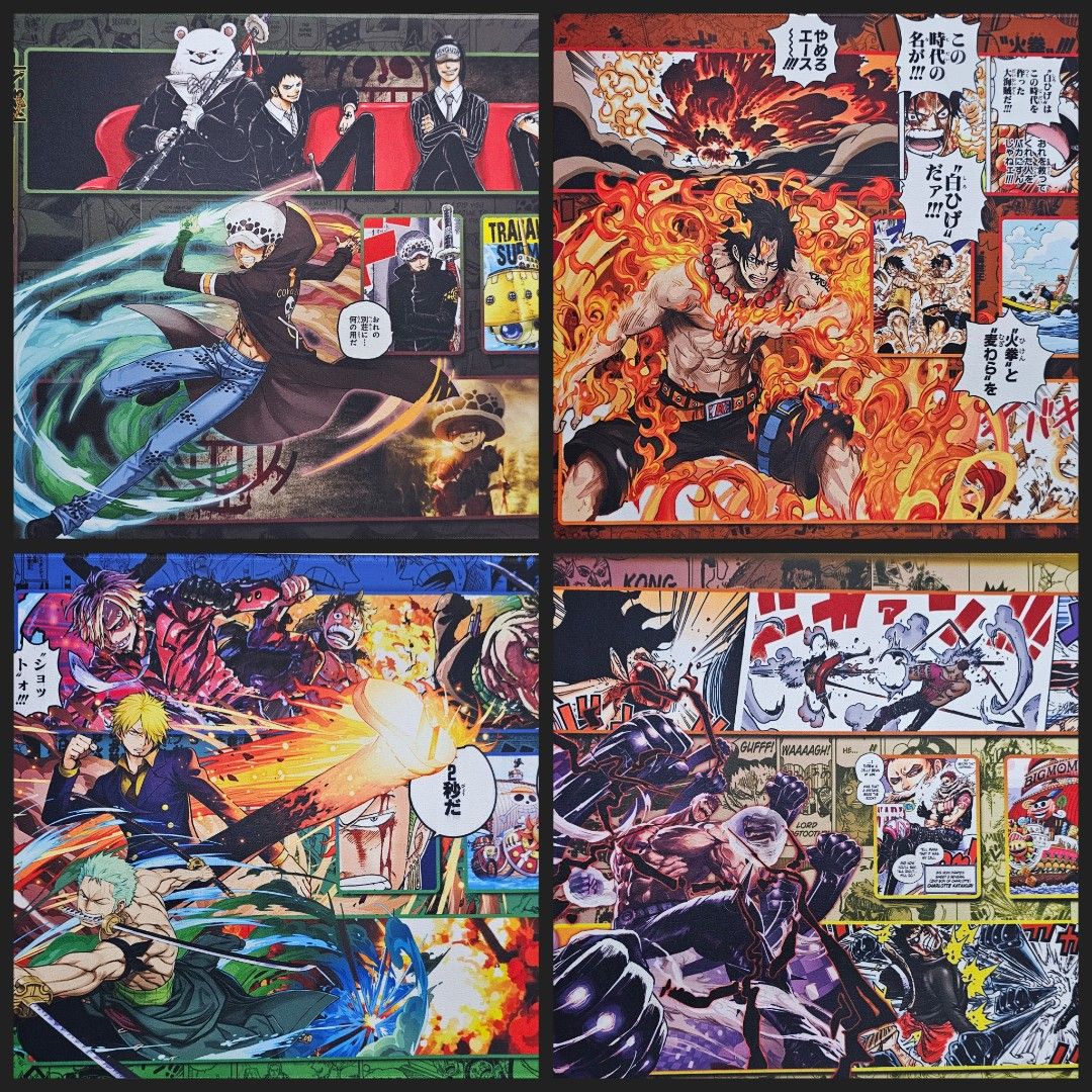 One Piece Card Game Playmat / keyboard mat [ luffy nami nico robin ...
