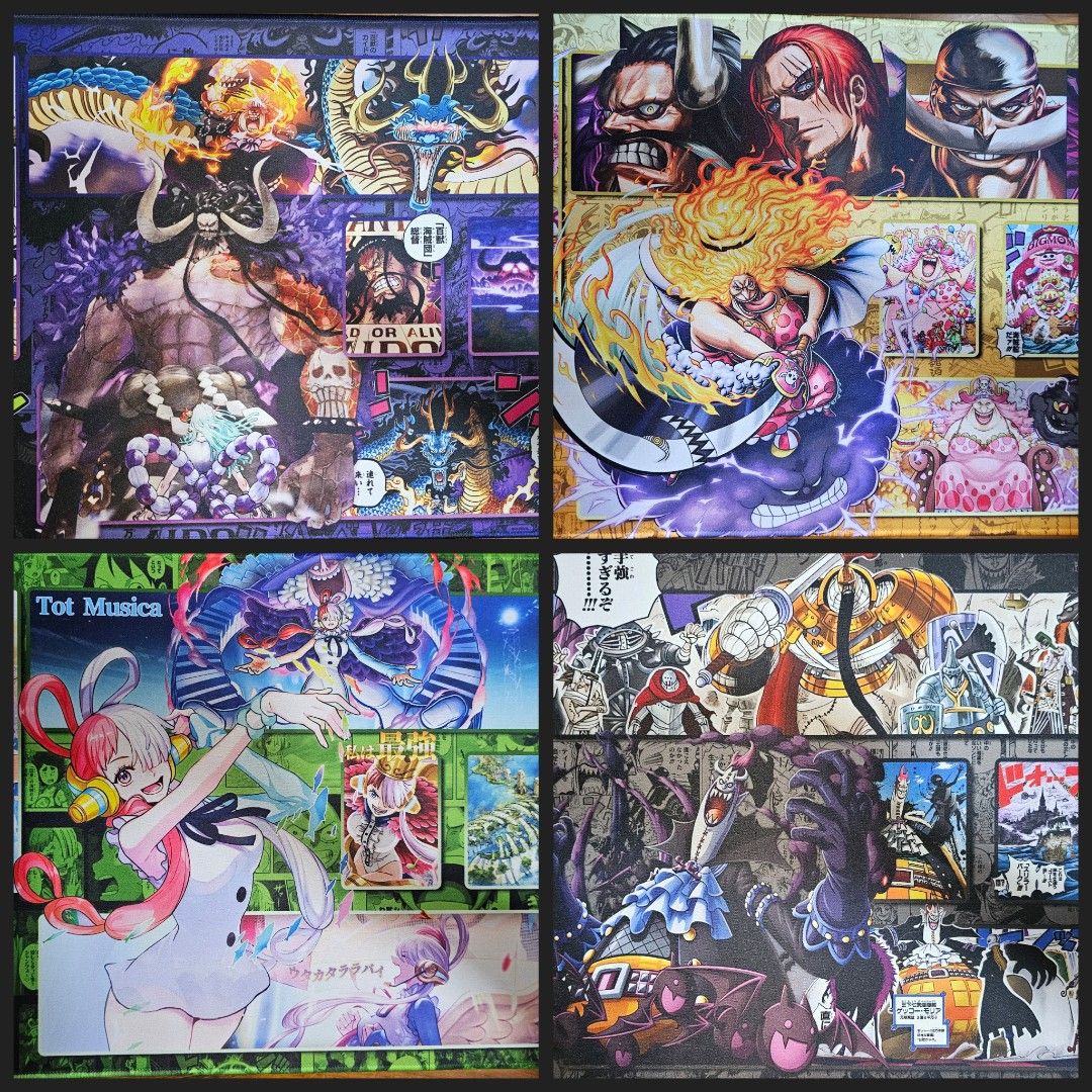 One Piece Card Game Playmat / keyboard mat [ luffy nami nico robin ...