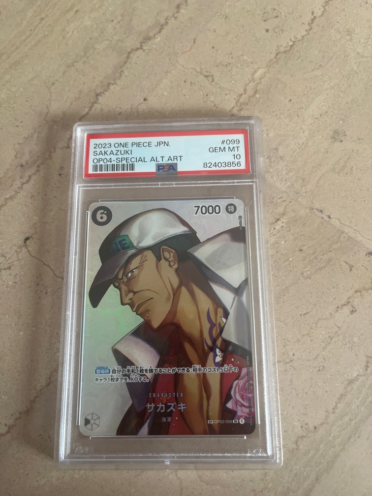 One Piece PSA 10 Sakazuki SP, Hobbies & Toys, Toys & Games on Carousell