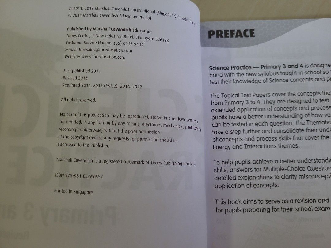 P3 and P4 Science Assessment Books (based on 2014 Syllabus), Hobbies ...