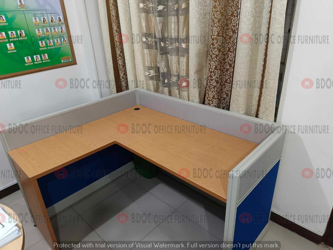 Partition with table top full fabric, Furniture & Home Living ...