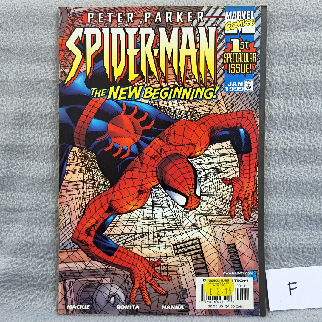 Peter Parker: Spider-Man #1 (Marvel Comics) FIRST Issue (Howard Mackie ...