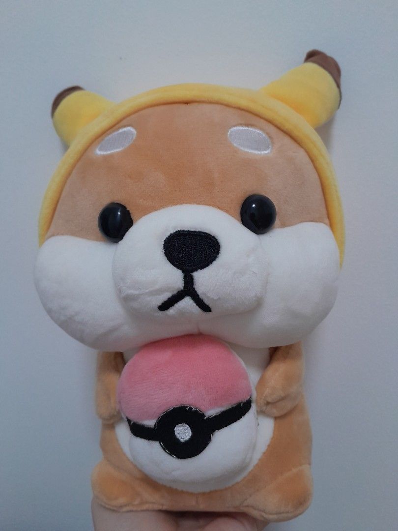 Pikachu Shiba Plush Soft toy, Hobbies & Toys, Toys & Games on Carousell