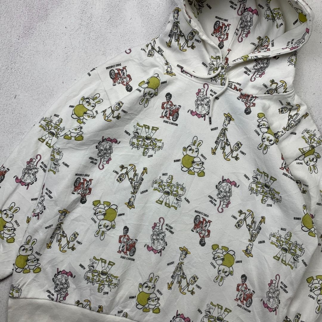 Pixar Disney Characters Hoodie Over Print AOP, Fesyen Pria, Pakaian ...