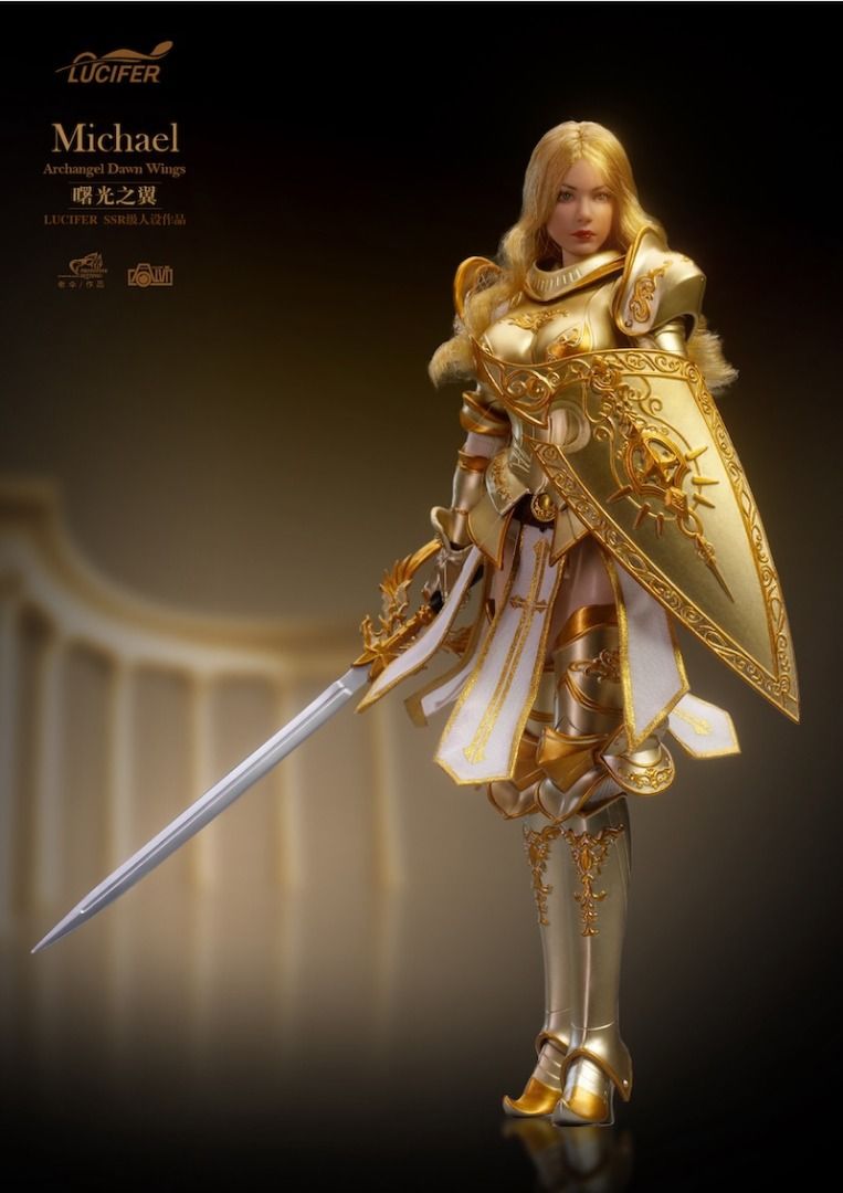 [PO] Lucifer LXF2311 Michael Archangel Dawn Wings 1/12 Figure, Hobbies ...