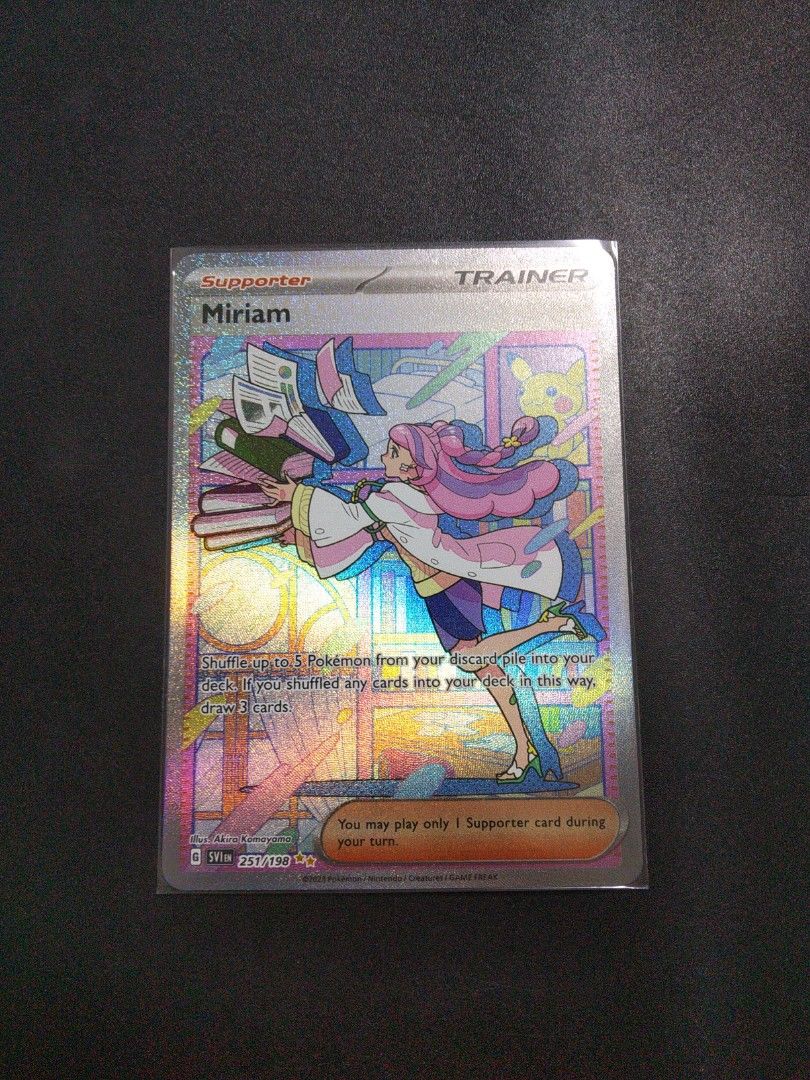 Pokemon TCG Miriam SIR Special Illustration Rare - SV01 Scarlet ...