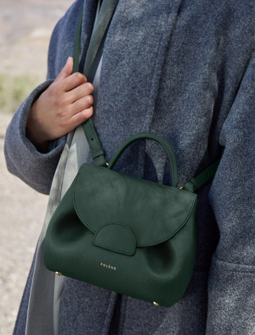 Polene Uno Nano Green, Luxury, Bags & Wallets on Carousell