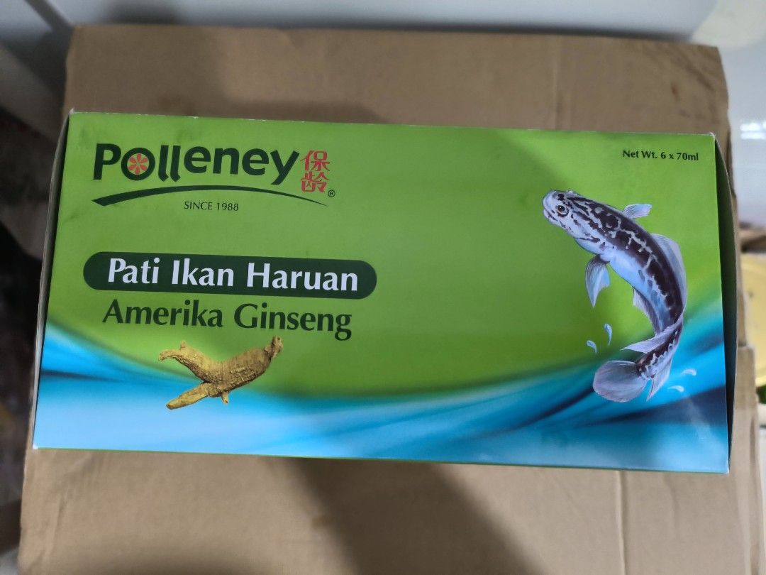 Polleney Essence of Black Fish with American Ginseng (Ikan Haruan ...