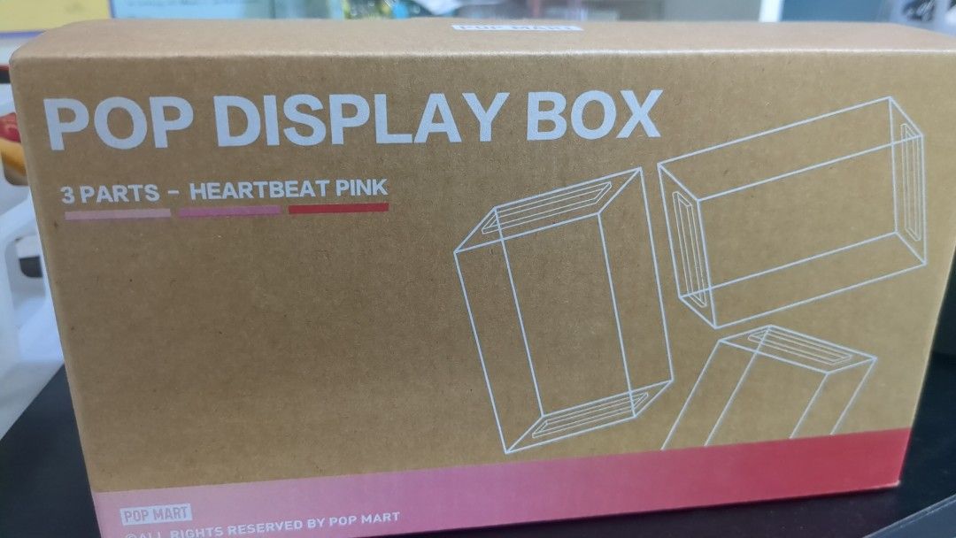 Pop Mart Display Box Heartbeat Pink, Hobbies & Toys, Memorabilia ...