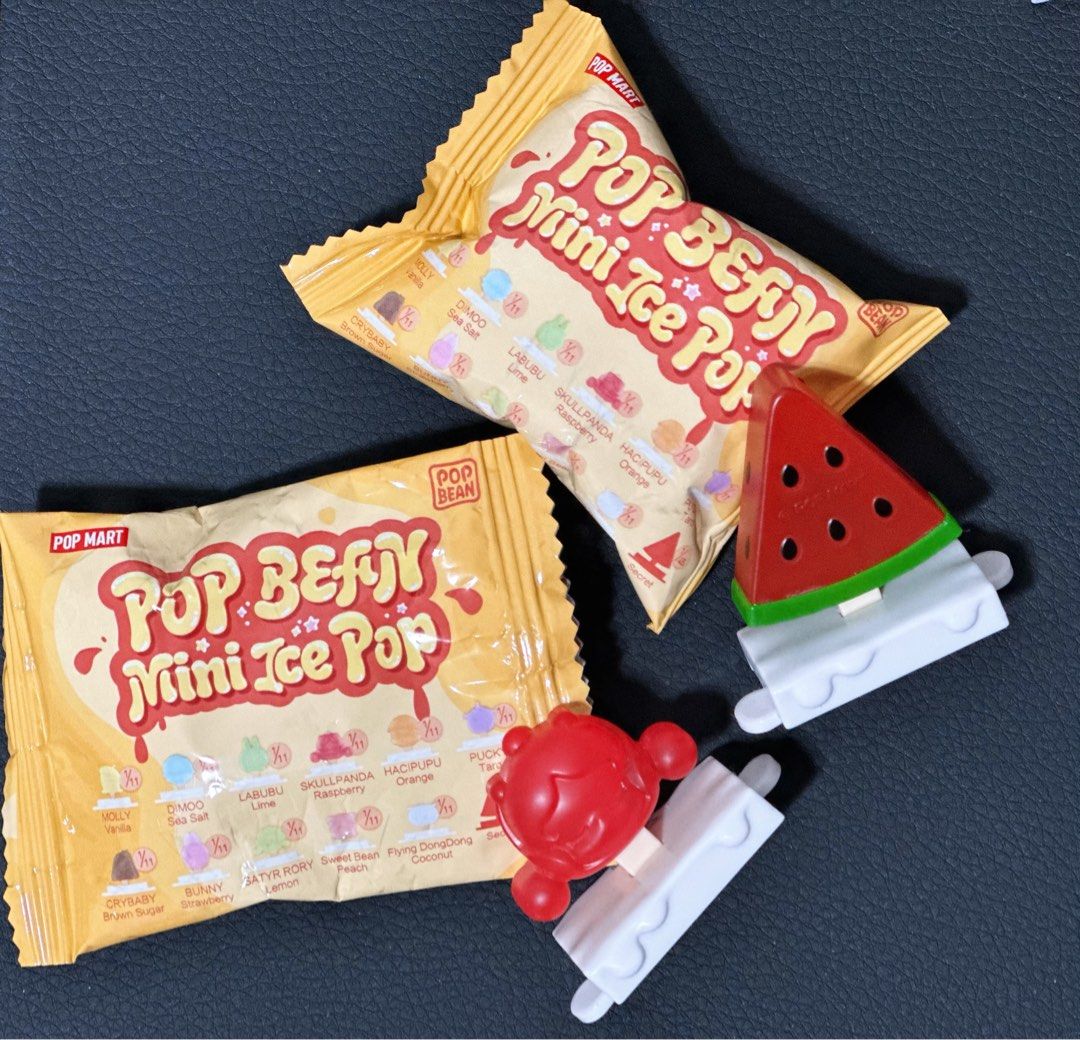 Popmart PopBean Mini Ice Pop-Labubu secret / Skullpanda, Hobbies & Toys ...