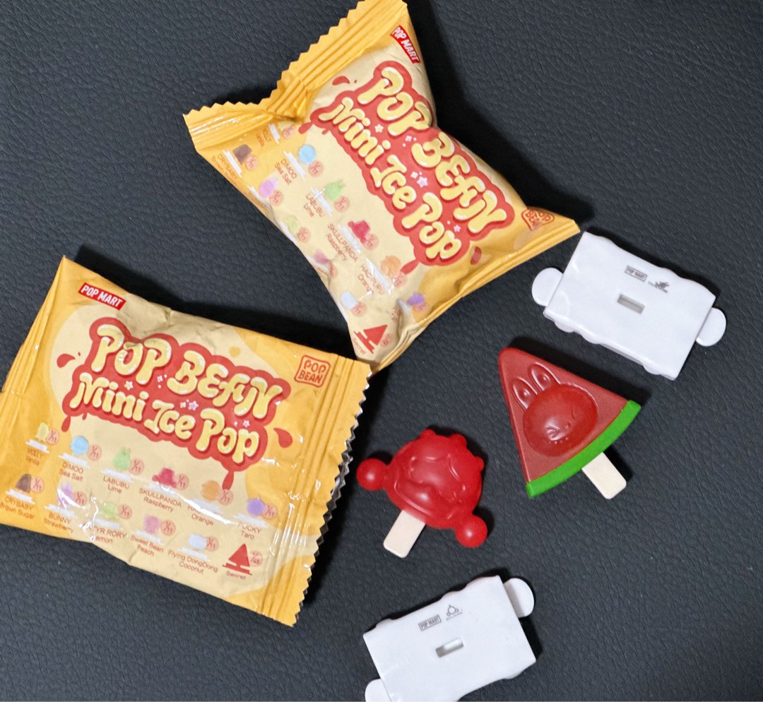 Popmart PopBean Mini Ice Pop-Labubu secret / Skullpanda, Hobbies & Toys ...