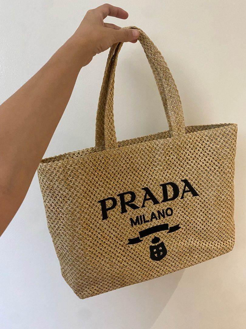 Prada Beach Bag, Luxury, Bags & Wallets on Carousell