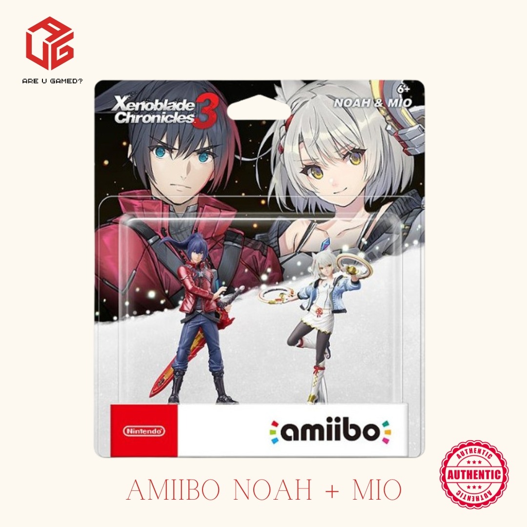 *Pre-order* Amiibo Noah and Mio (Xenoblade Chronicles 3 Series), Video Gaming, Video Games ...