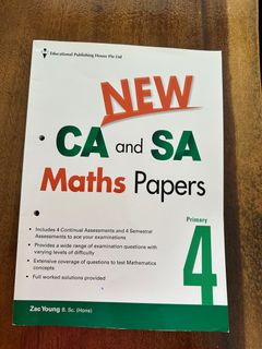 2023 Primary 3 Math test papers stapled, Hobbies & Toys, Books ...