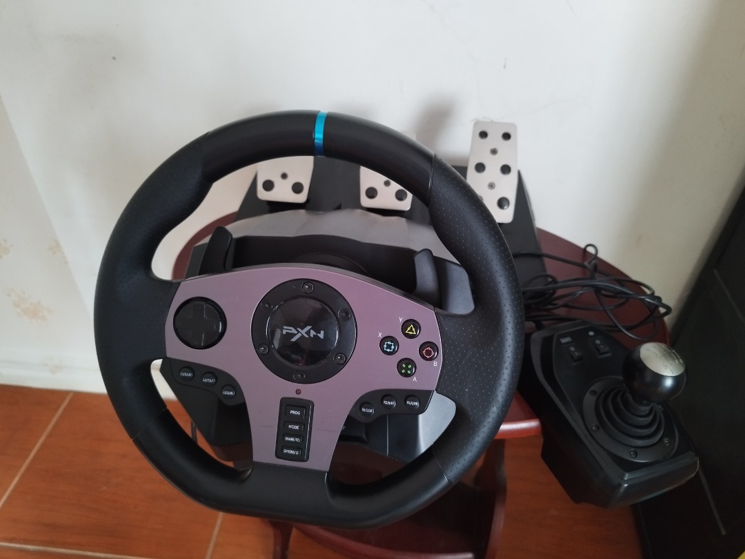 PXN V9 Steering Wheel Gaming Console, Video Gaming, Video Game Consoles ...