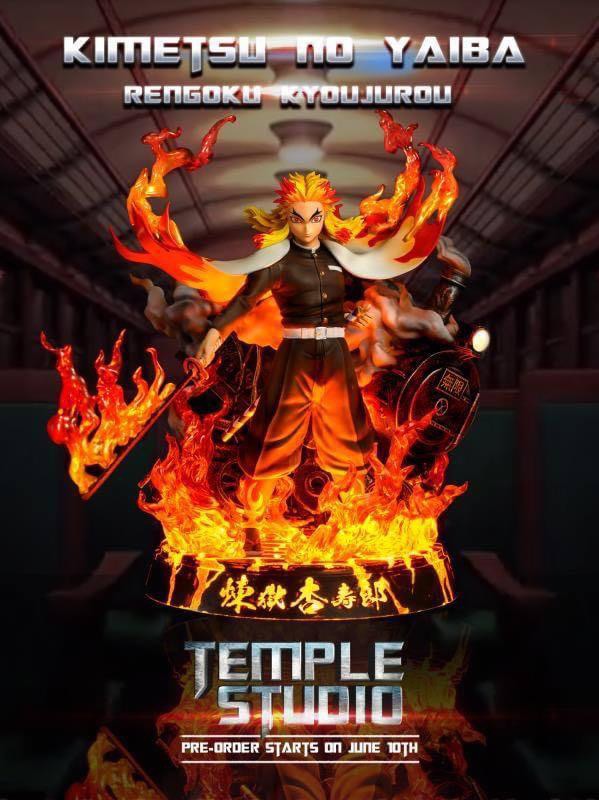 [In Stock] Temple Studio - Rengoku Kyokuro GK (with LED) on Carousell