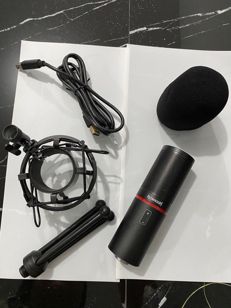 REDRAGON BLAZAR GM300 USB STUDIO MICROPHONE, Audio, Microphones on ...
