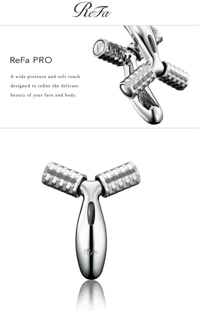 Refa Pro Roller Platinum Electronic Roller from Japan with Box, Beauty & Personal Care, Face ...