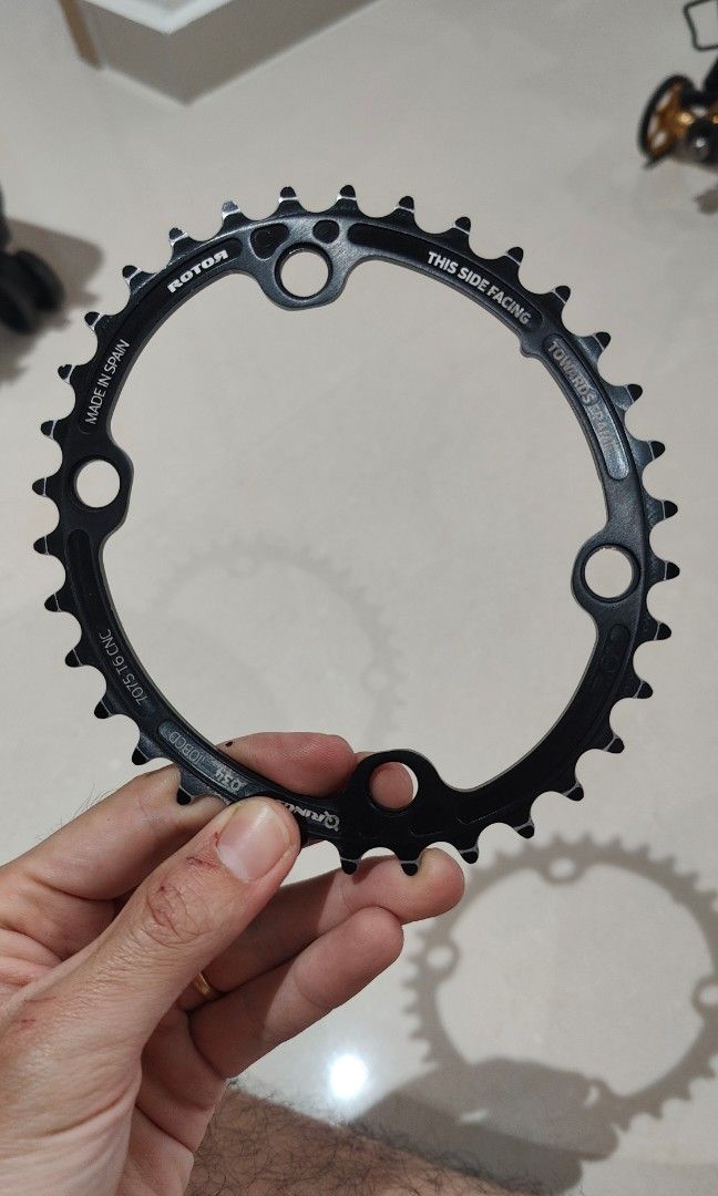 Rotor Oval Q Rings Aero Chainring, Sports Equipment, Bicycles & Parts ...