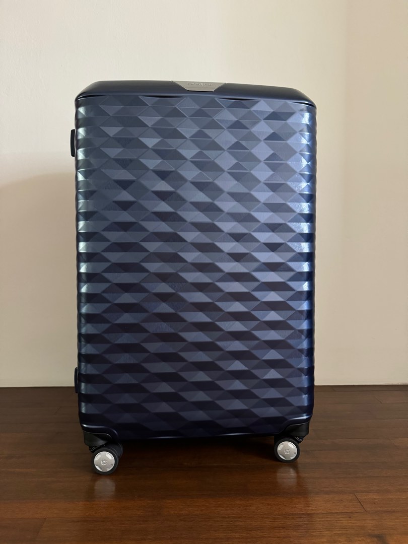 Samsonite Polygon Spinner 75/28 - Blue, Hobbies & Toys, Travel, Luggage ...