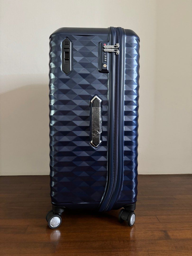 Samsonite Polygon Spinner 75/28 - Blue, Hobbies & Toys, Travel, Luggage ...