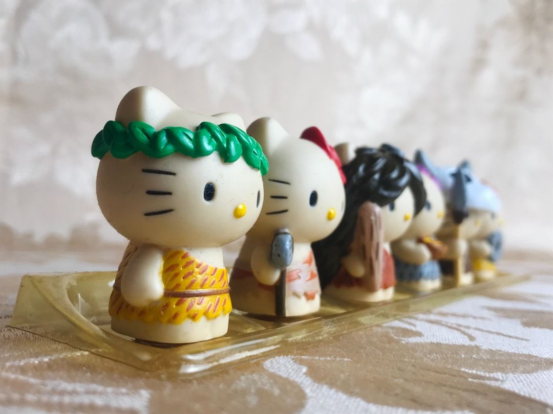 Sanrio HELLO KITTY Vintage Primitive Age Mini Figure Set Limited ...
