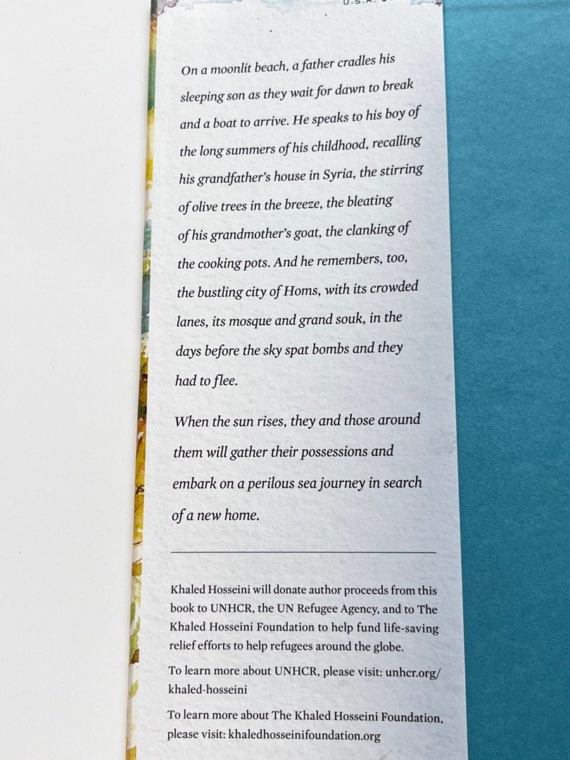 Sea Prayer Illustration Book By Khaled Hosseini, Hobbies & Toys, Books ...