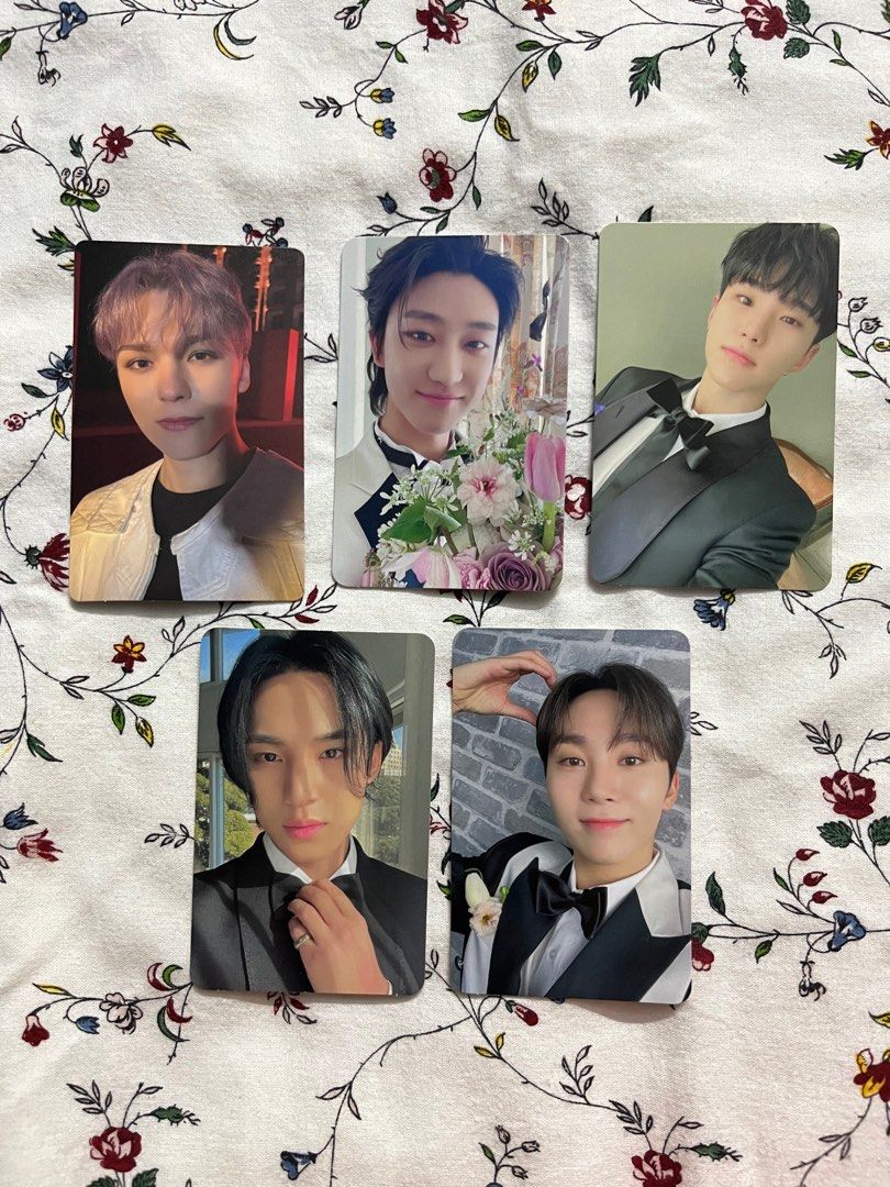 Seventeen FML Photocards (Vernon, The8, Hoshi, Mingyu & Seungkwan ...
