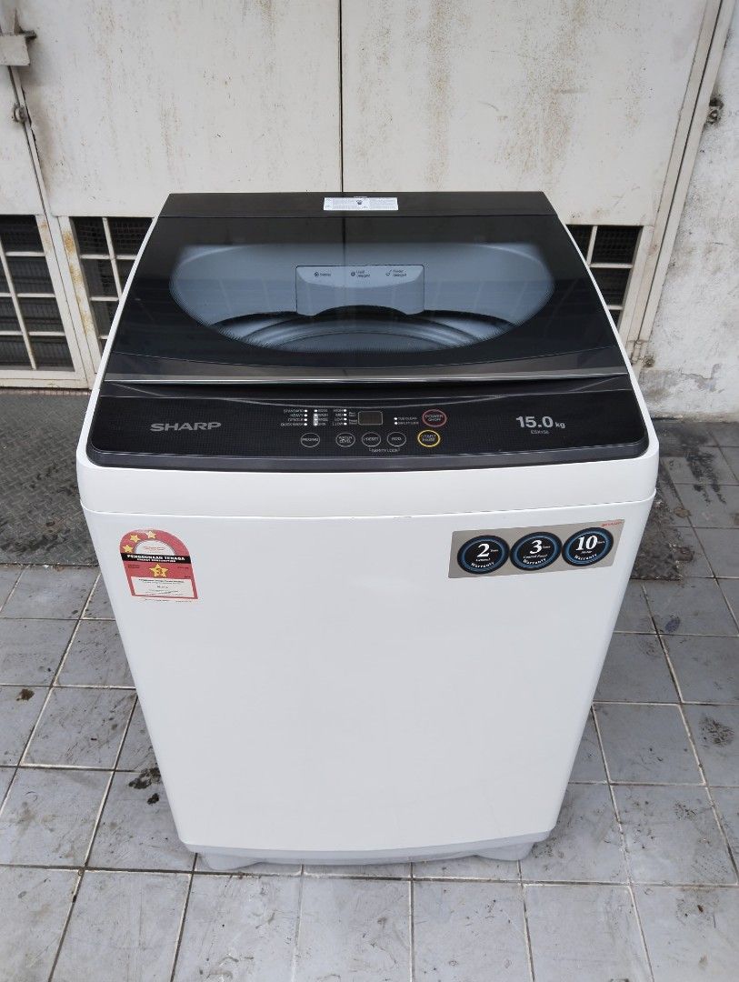 Sharp 15 kg washing machine, TV & Home Appliances, Washing Machines and ...