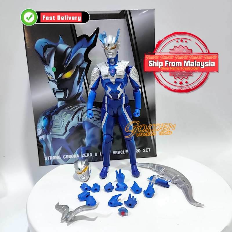 Shf Ultraman Strong Corona Zero Action Figures 15cm Pvc Model ...
