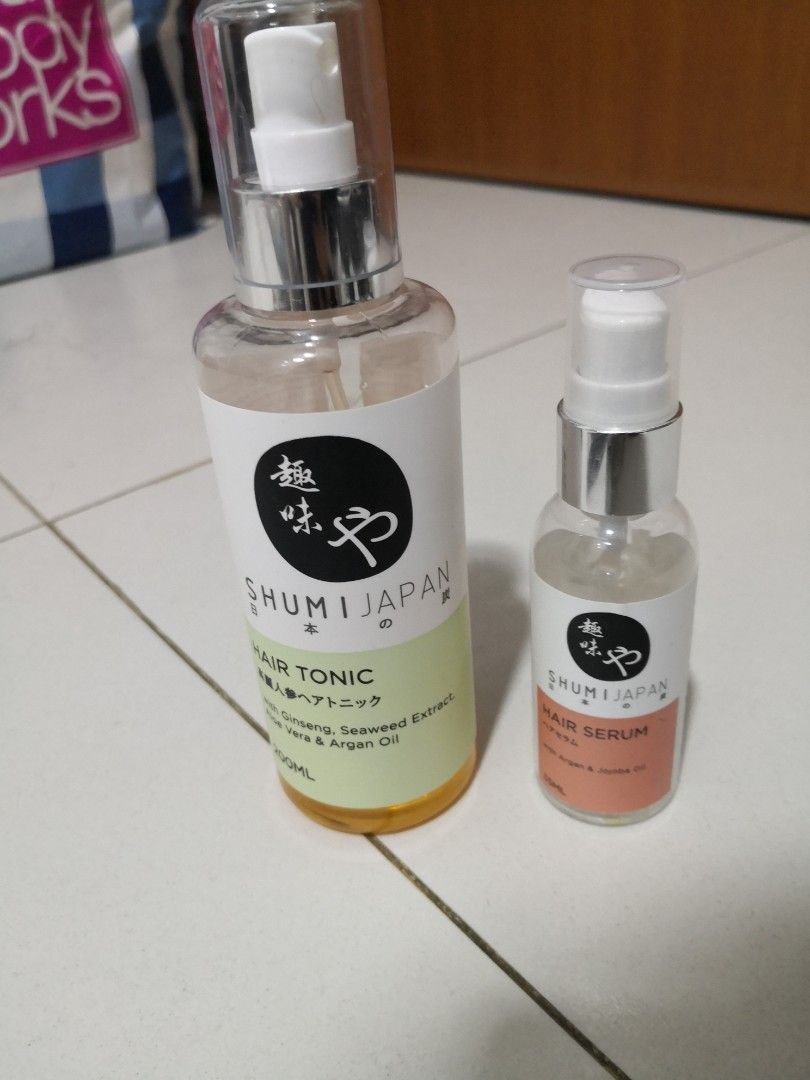 Shumi Japan hair tonic and serum, Beauty & Personal Care, Hair on Carousell