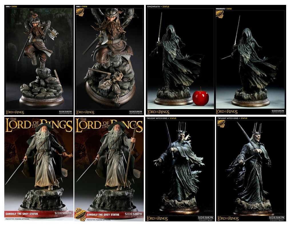 Sideshow Lord of the Rings maquette Full Collection, Hobbies & Toys ...