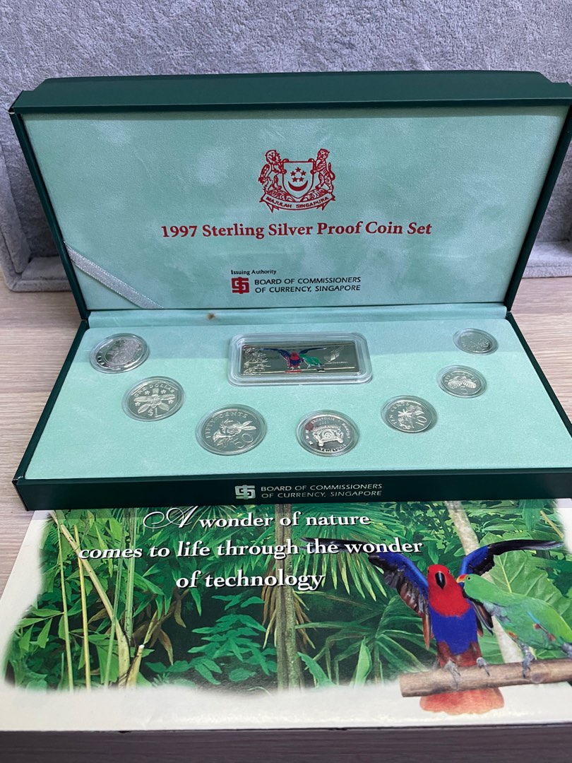Singapore Mint 1997 Sterling Silver Proof Coin Set, Hobbies & Toys, Memorabilia & Collectibles ...
